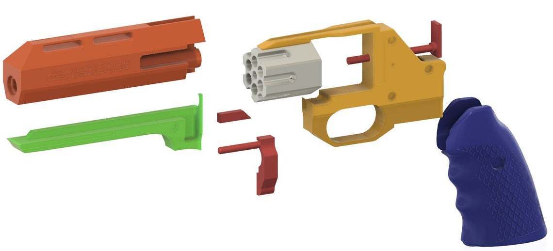 3D file Alien: Isolation's Revolver・3D printing template to download・Cults