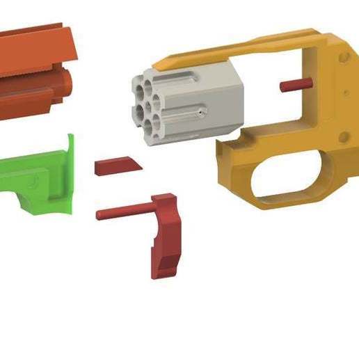 Download STL file Alien: Isolation's Revolver • Model to 3D print ・ Cults