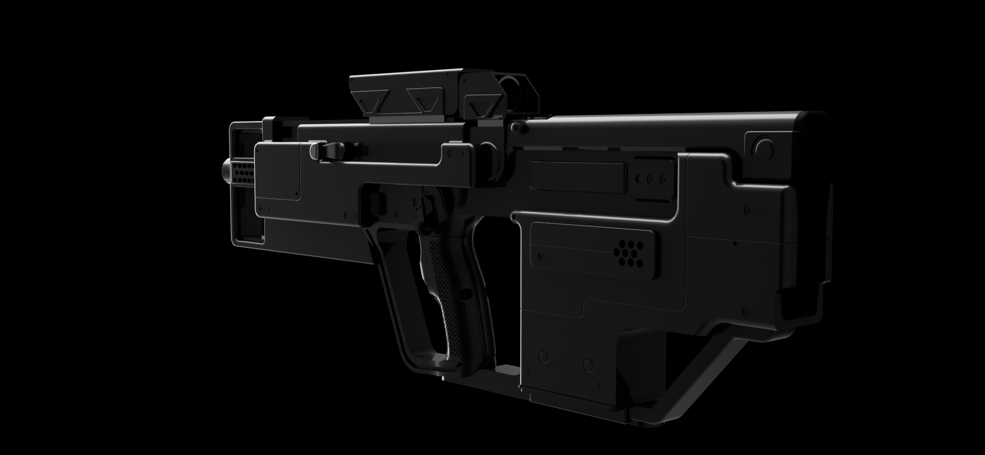 3D file Major's Tavor SMG from "Ghost in the Shell"・3D printable design ...