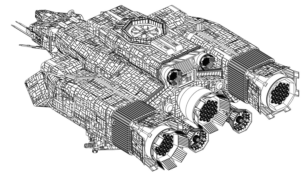 3D file Alien's Nostromo Spaceship・3D print model to download・Cults