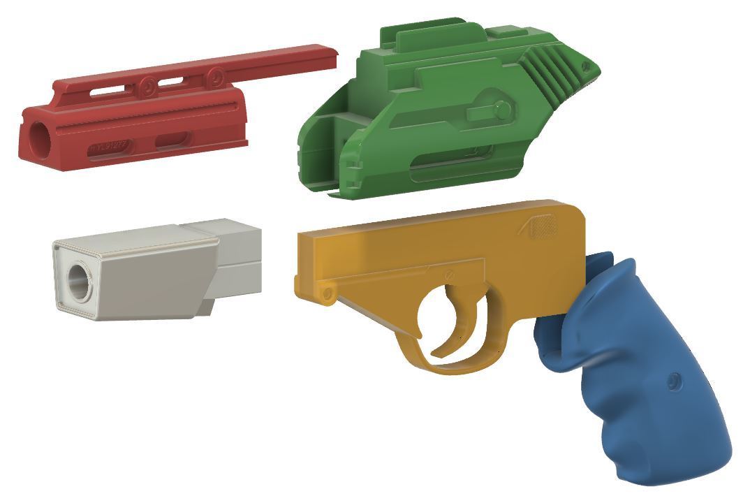 3D file Battlestar Galactica Handgun (2004 TV show) 🔫・3D print design ...