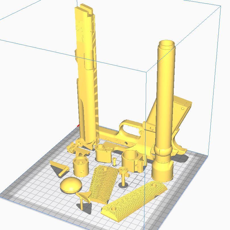Archivo 3D Terminator "AMT Harballer" con una réplica del láser.・Modelo ...