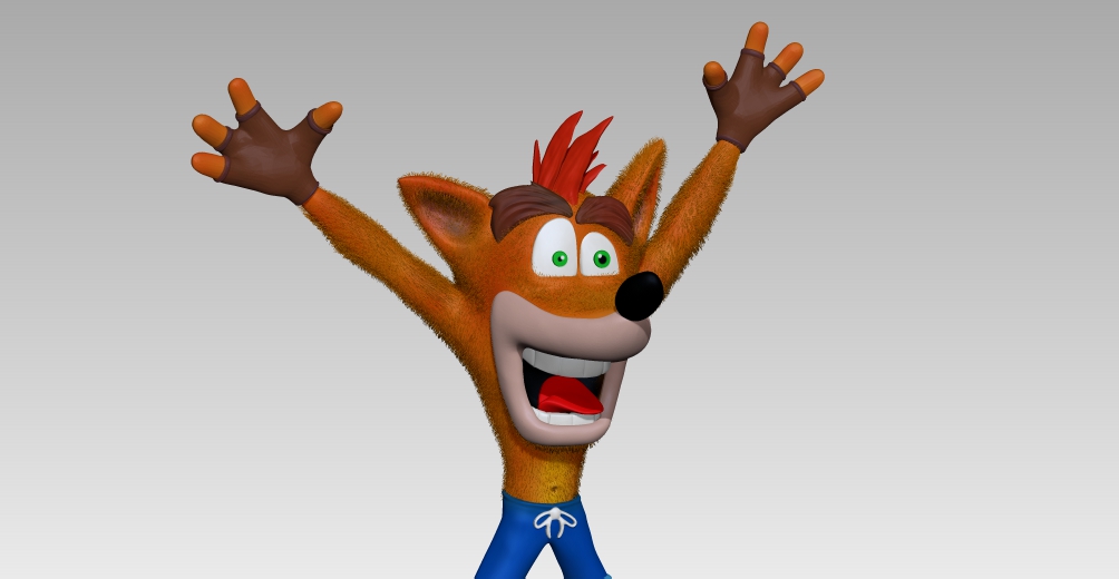 Download STL file crash bandicoot • 3D printable design ・ Cults