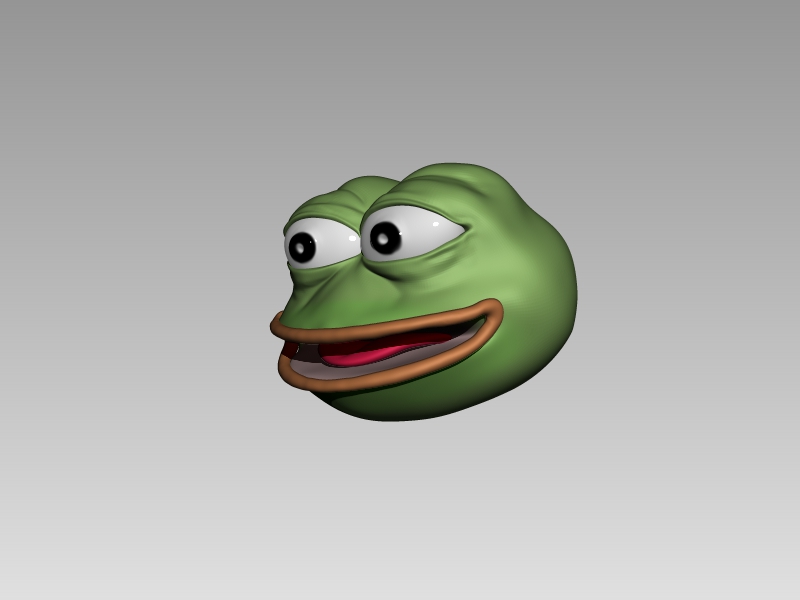 Descargar archivo OBJ pepe el llavero de la rana • Plan para la ...