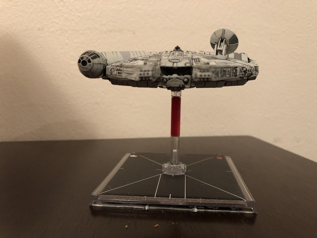 STL file X-Wing Miniatures Millennium Falcon Loose Base Fix (YT-1300 ...