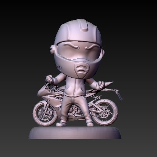 Download STL file biker moto gp • 3D printer template ・ Cults