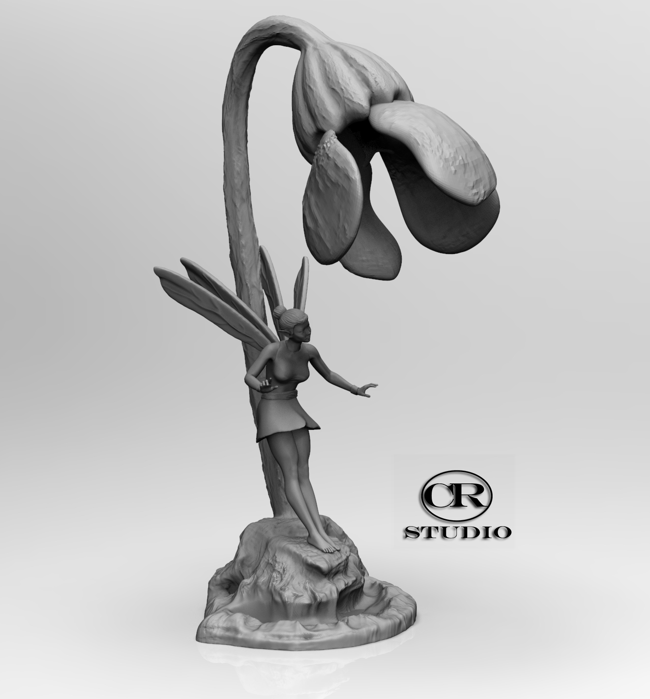 OBJ file fairy lamp・3D printer design to download・Cults