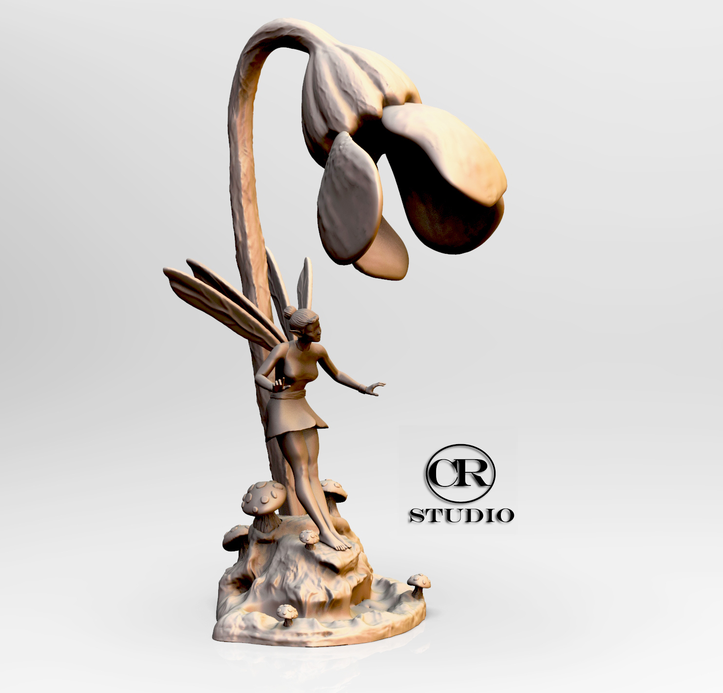 OBJ file fairy lamp・3D printer design to download・Cults