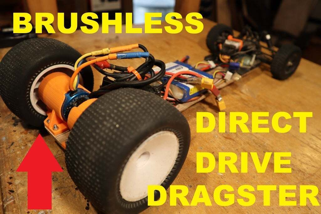 Free STL file RC DRAGSTER, direct drive Motor Mount!!!!!・Model to ...