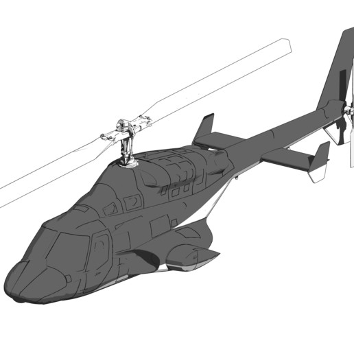 Download STL file Airwolf 3D Print Modell for Kids • 3D printing design ...