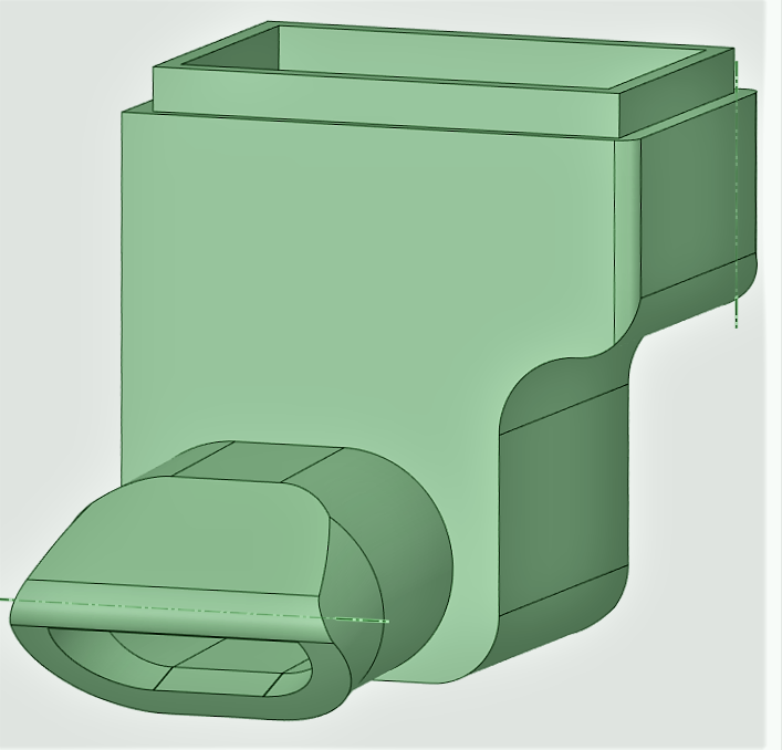 Free 3D file Artillery Sidewinder X1 BMG Fan 4020 Duct Alternative・3D ...