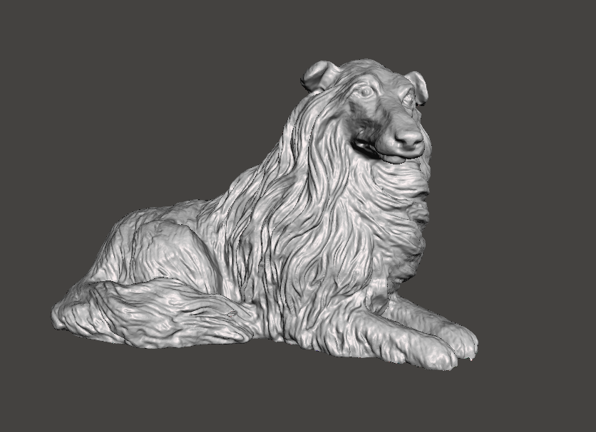 STL file COLLIE DOG MASCOT FIGURINE 🐕・3D printable model to download・Cults