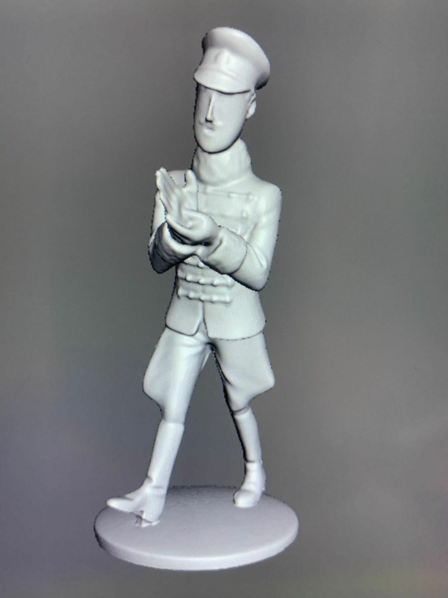 Archivo STL tintin el rey muskar se pone los guantes el cetro de ...