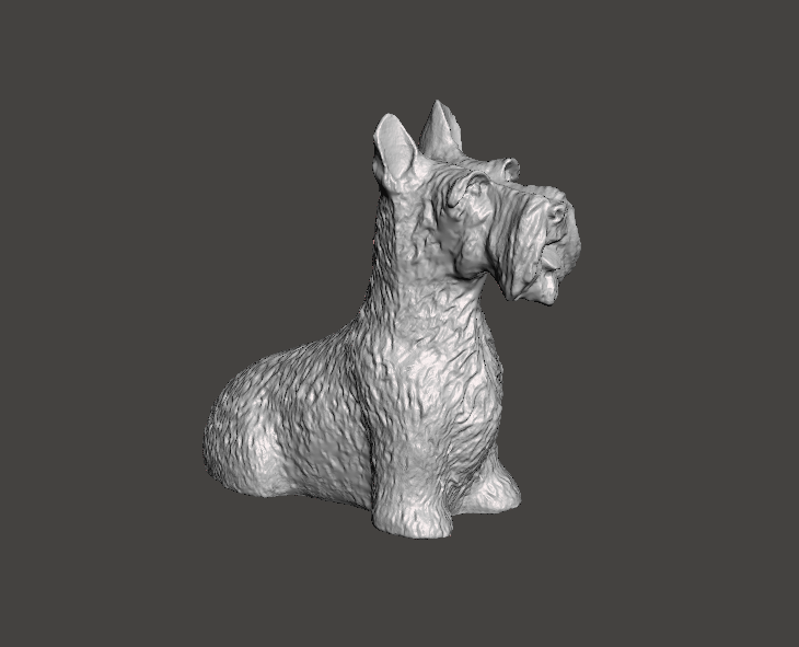 OBJ file SCOTTISH TERRIER DOG MASCOT FIGURINE・3D printer design to ...
