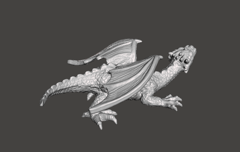 STL file vintage dragon with wings・3D printer design to download・Cults