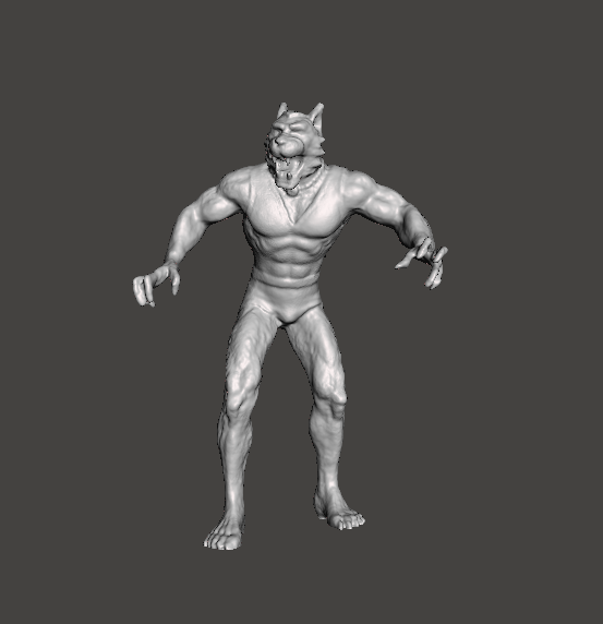 STL file SUPER HEROES OF MARVEL WEREWOLF VINTAGE FIGURE .STL .OBJ・3D ...