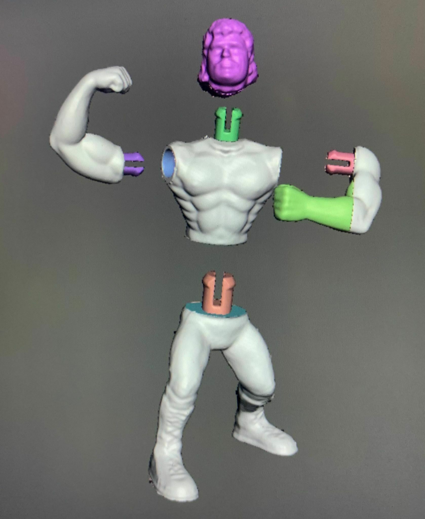 STL file wwf rick rude series 1 wwf hasbro the affectionate one・3D ...