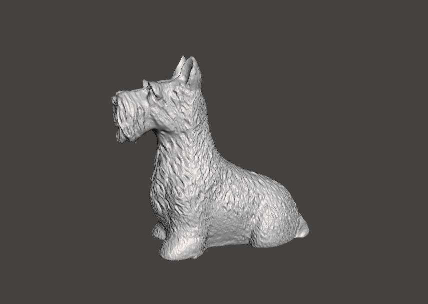 OBJ file SCOTTISH TERRIER DOG MASCOT FIGURINE・3D printer design to ...
