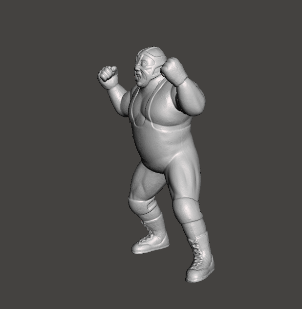 STL file WWF LJN VINTAGE WCW VADER WRESTLING FIGURE OSFTM WRESTLER WWF ...