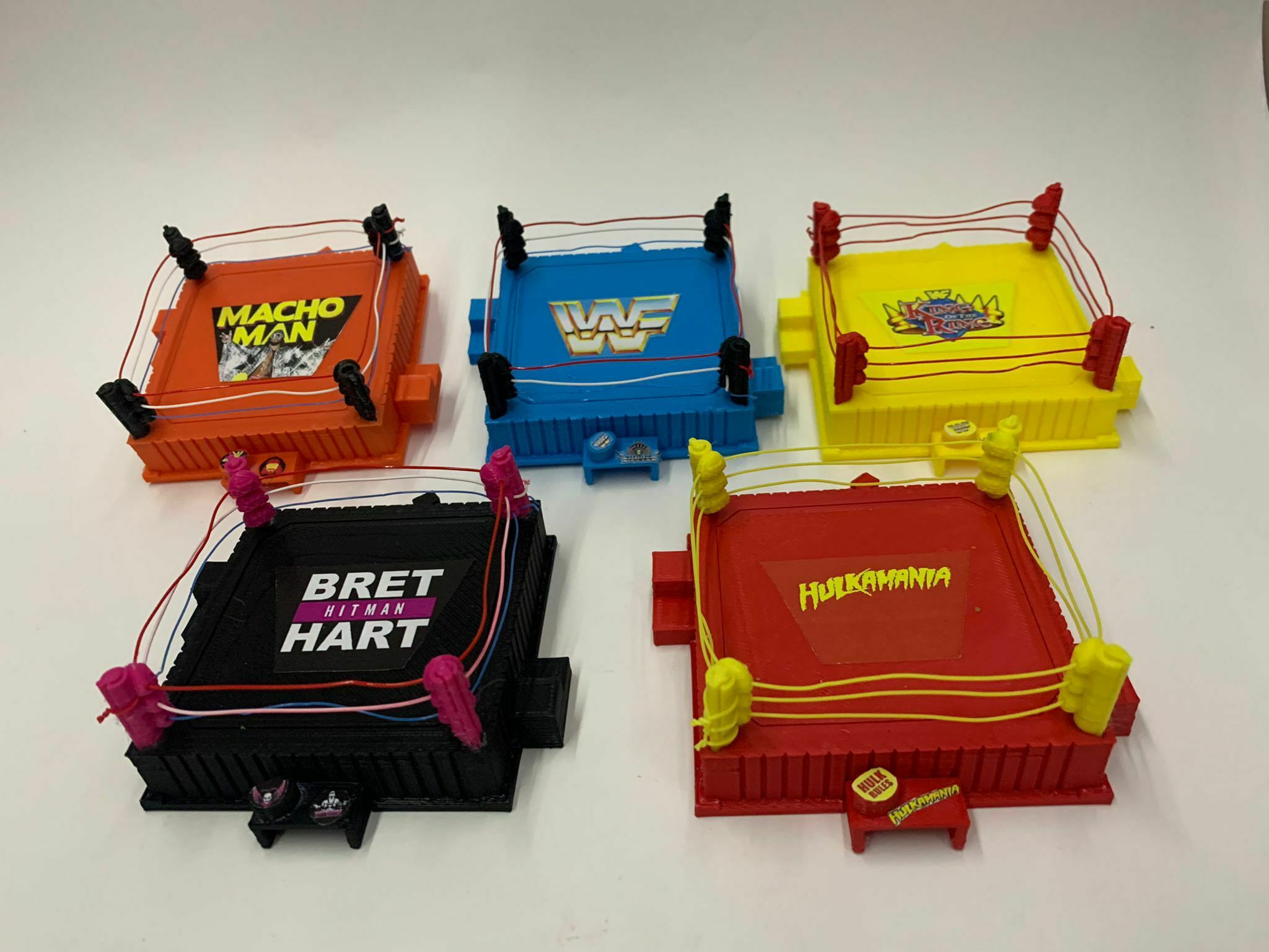 Archivo STL mini ring wwf hasbro preing cach westelmania wwe lucha ...