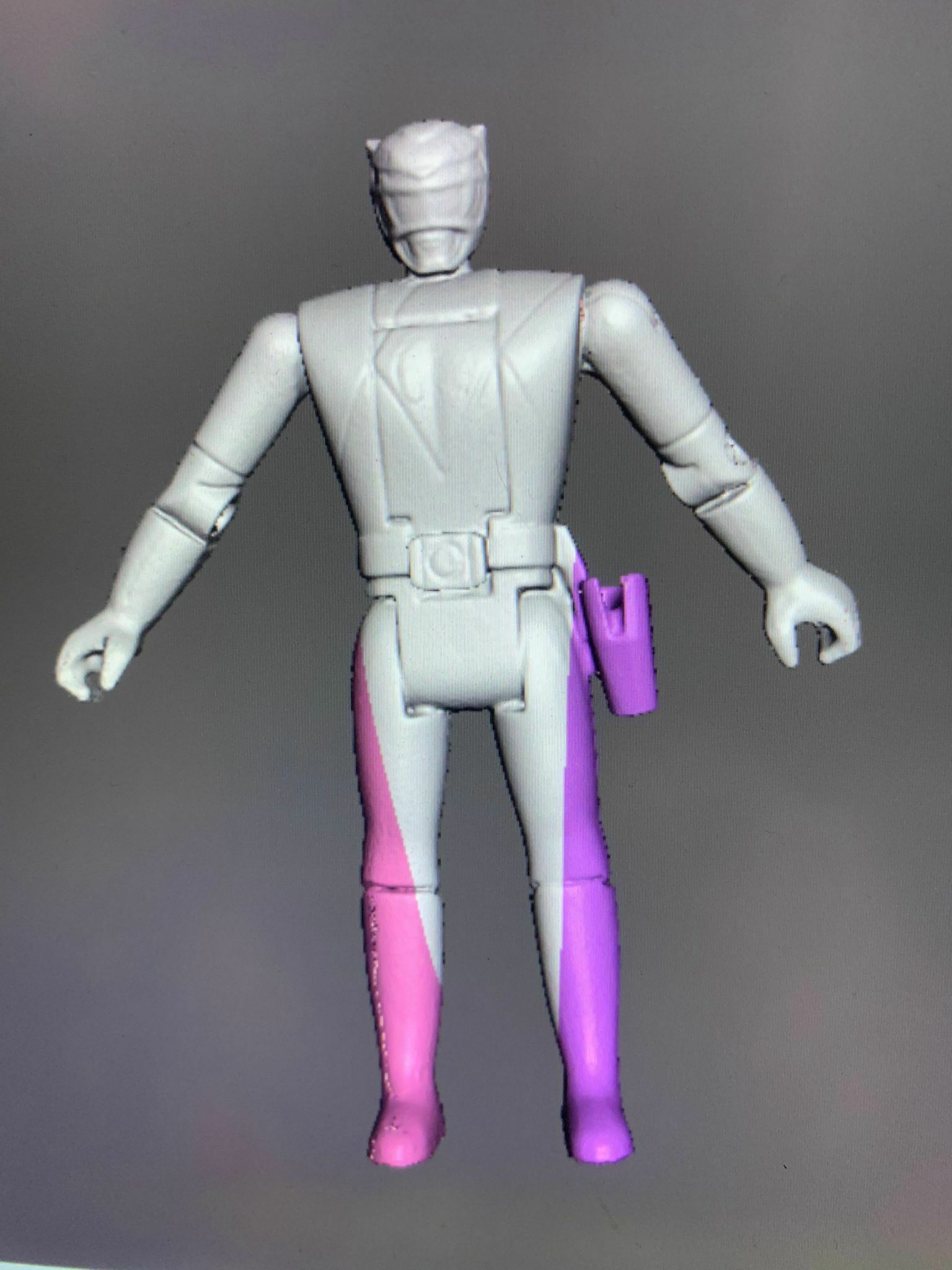 STL file power ranger yellow vintage .stl .obj 🦸・3D print model to ...