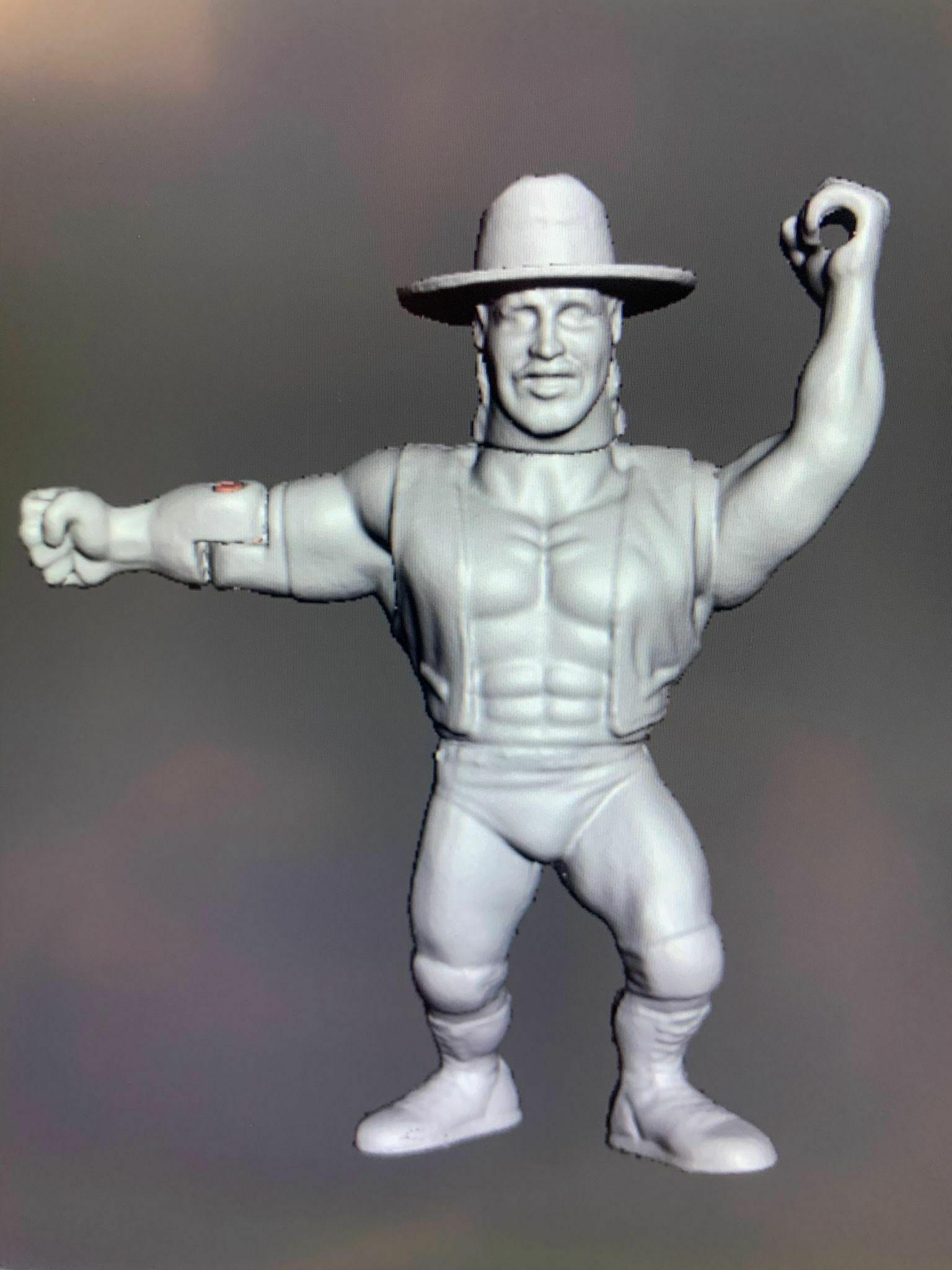 Stl File Wwf Bart Gunn Of Smoking Gunns Wwf Hasbro Series 11 Stl Obj