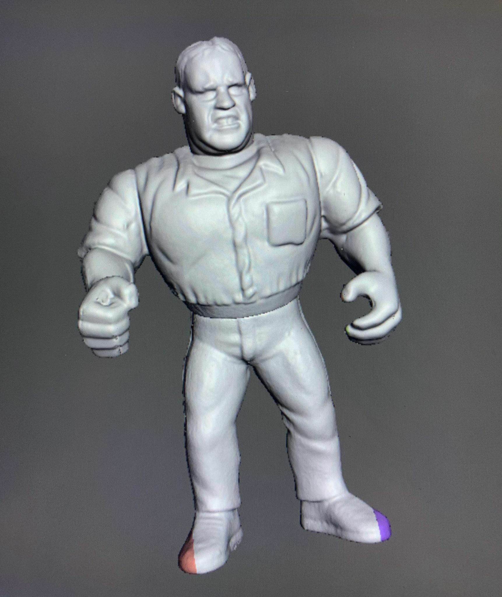 STL file wwf nailz 1990 wrestling・3D print model to download・Cults