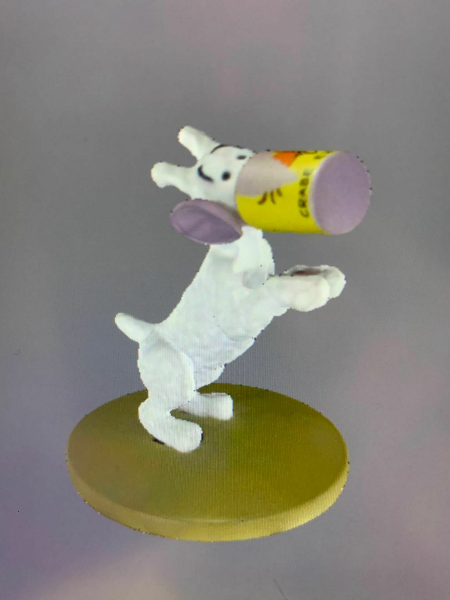 STL file tintin milu stuck in the can the crab with the golden claws・3D ...