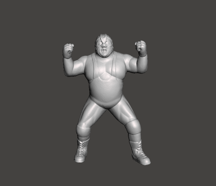 STL file WWF LJN VINTAGE WCW VADER WRESTLING FIGURE OSFTM WRESTLER WWF ...