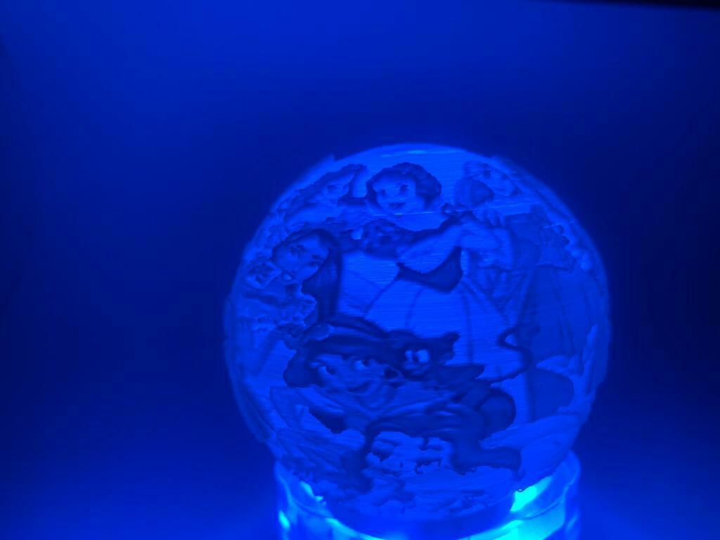 STL file DISNEY PRINCESSES NIGHT LIGHT LITHOPHANE・3D printer design to ...