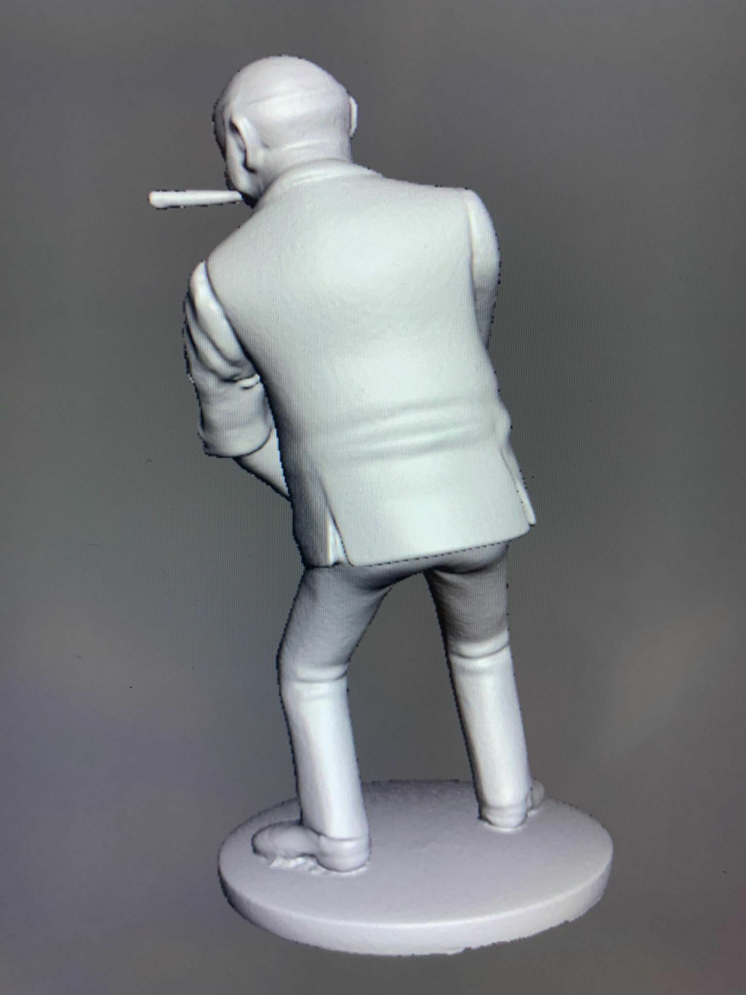 Fichier STL tintin rastapopoulos montre son tatouage de lotus bleu .stl ...