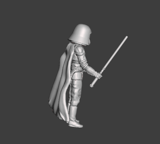 STL file spaceballs Dark Elmert 3.75 kenner style hinged .stl .obj ⭐・3D ...