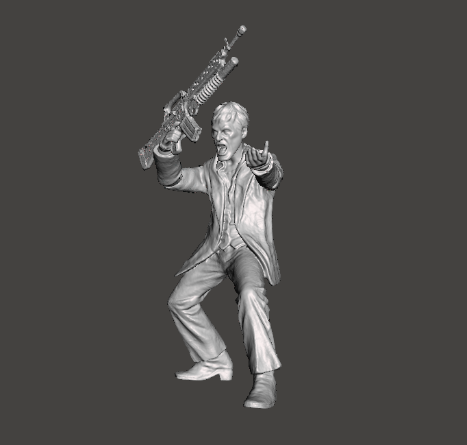 STL file tony montana scarface articulated .stl .obj 👫・3D printer ...