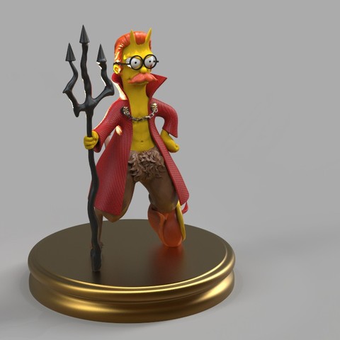 Download STL file DEVIL FLANDERS. • 3D printer model ・ Cults