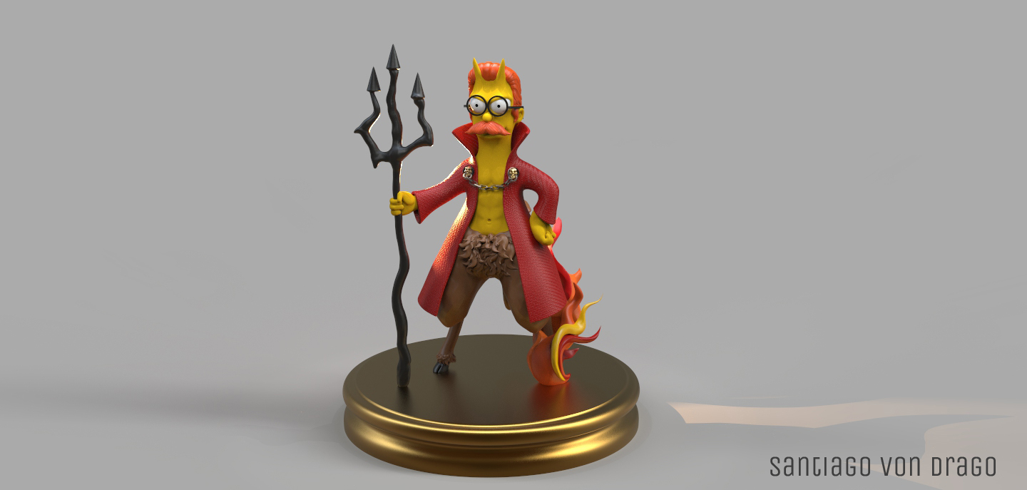 Файл STL DEVIL FLANDERS. 😈・Дизайн для загрузки и 3D-печати・Cults