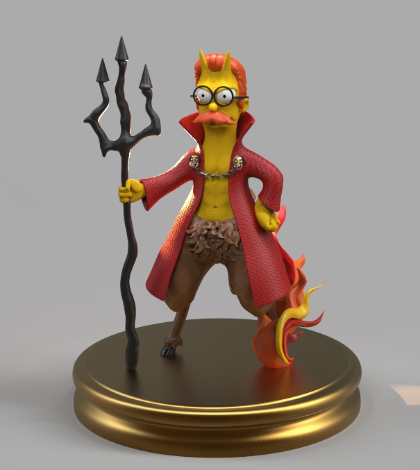 Файл STL DEVIL FLANDERS. 😈・Дизайн для загрузки и 3D-печати・Cults