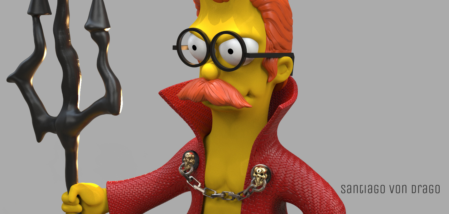 STL file DEVIL FLANDERS.・Design to download and 3D print・Cults