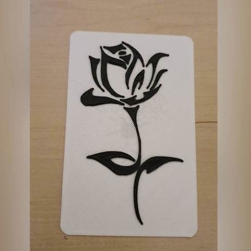 Télécharger fichier impression 3D gratuit Rose 2D ・ Cults