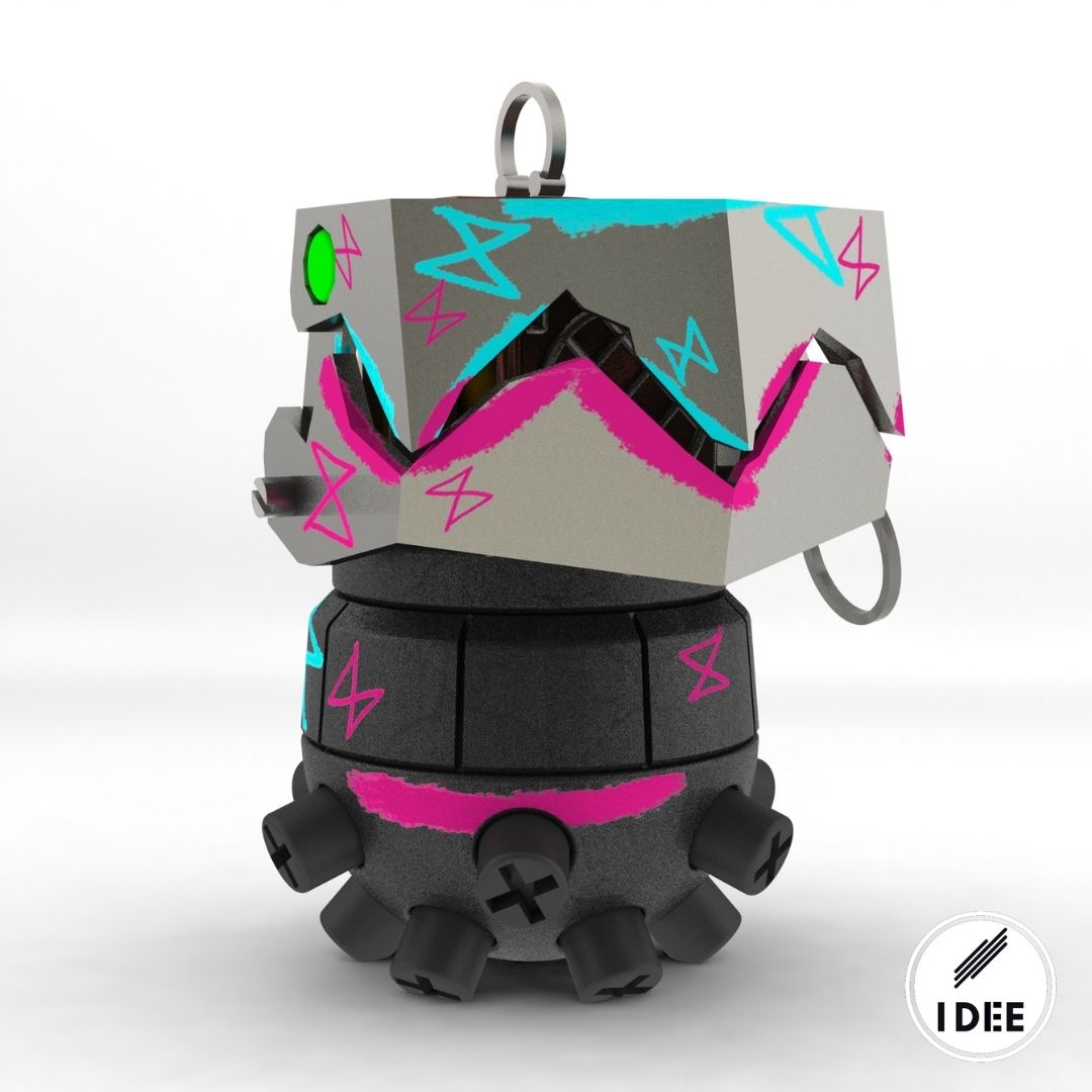 Fichier STL Grenade de la guigne - Arcane・Objet imprimable en 3D à ...