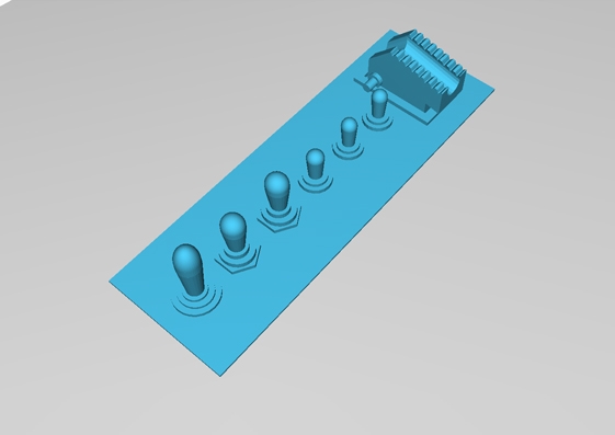 Free STL file Delorean eaglemoss centre console buttons・3D printer ...