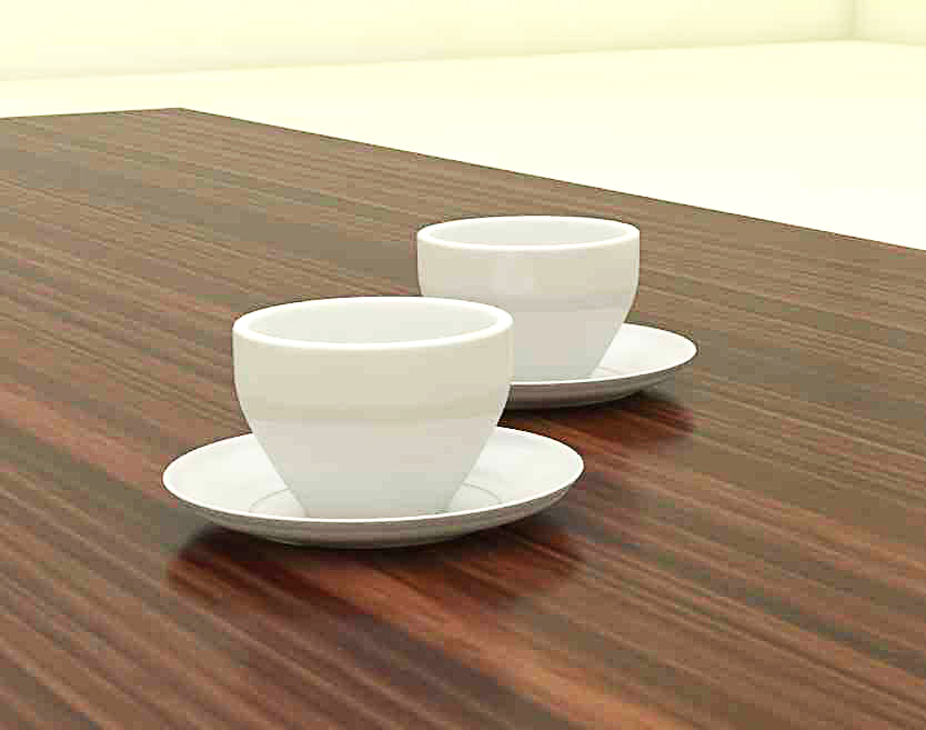 OBJ file Tea Cups・3D printable model to download・Cults