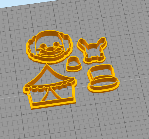 3D file CUTTER COOKIE - CIRCUS, CLOWN・3D printable model to download・Cults