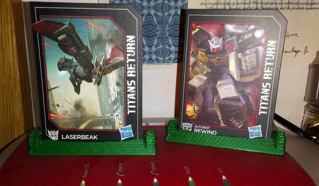 Free 3D file Simple Card holder (geared for deco)・3D printing idea to ...