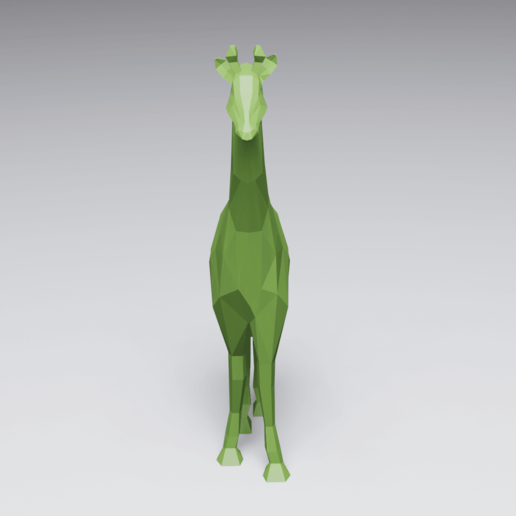 Download 3D printing files Low Poly Giraffe ・ Cults