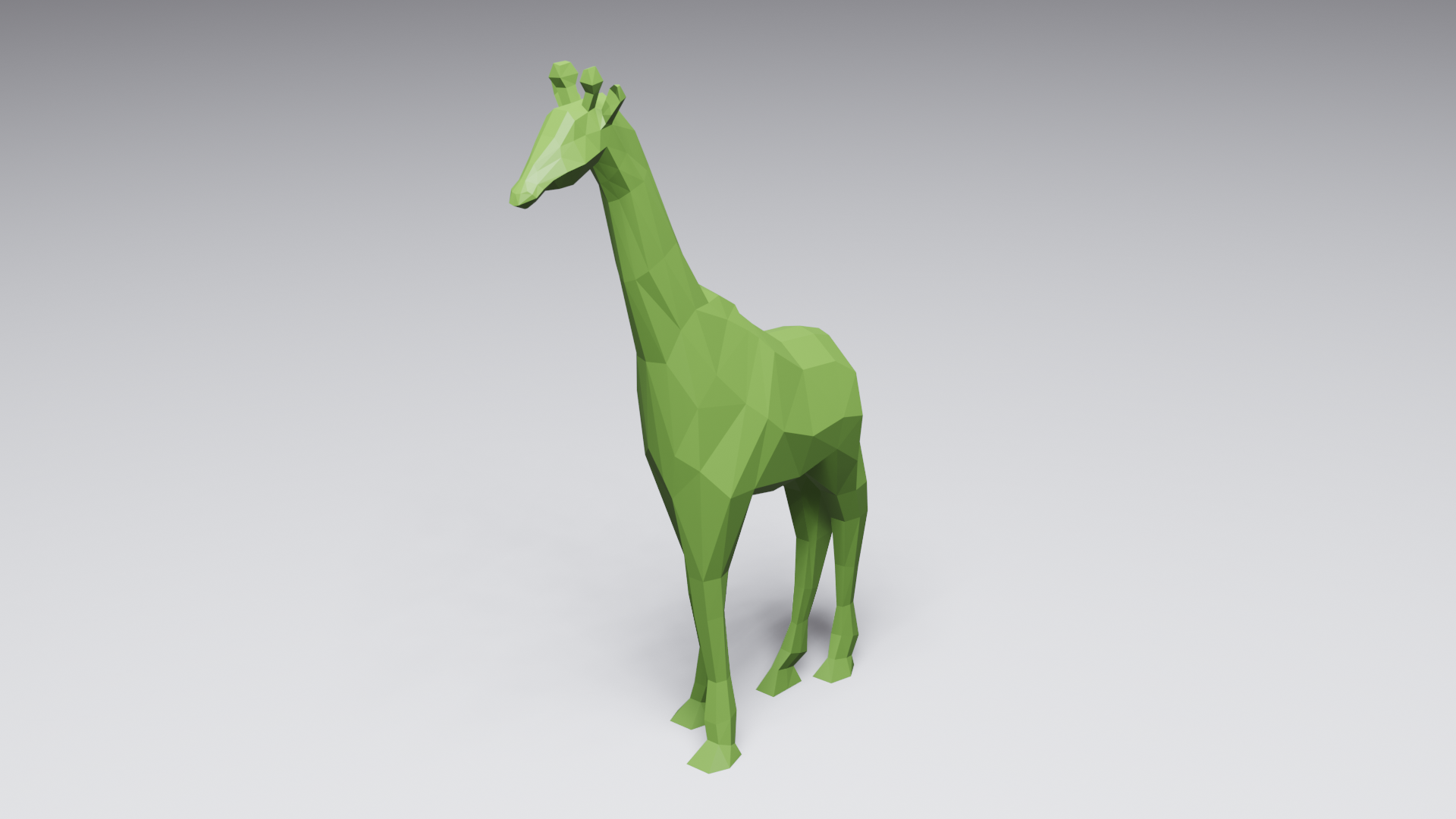 STL file Low Poly Giraffe・3D print design to download・Cults