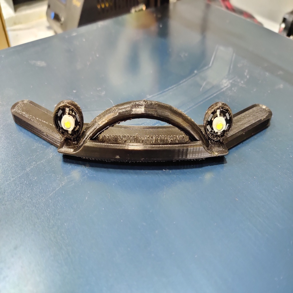 Free 3D file Front bumper with lights and hold 🚁・3D printer design to ...