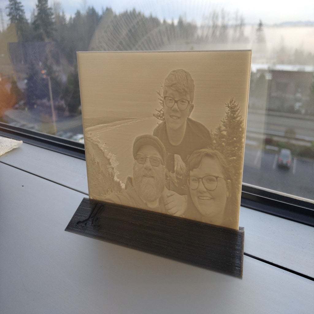 Free STL file Lithophane Holder - 150mm x 4mm・3D printable model to ...