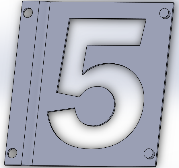 STL file Stencil numbers・3D printing design to download・Cults