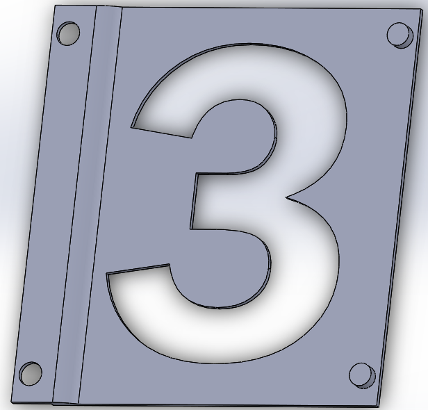 STL file Stencil numbers・3D printing design to download・Cults