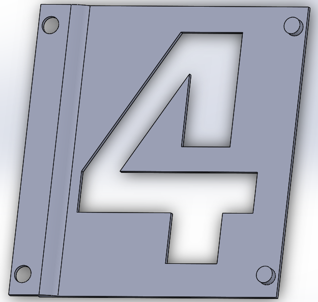 STL file Stencil numbers・3D printing design to download・Cults